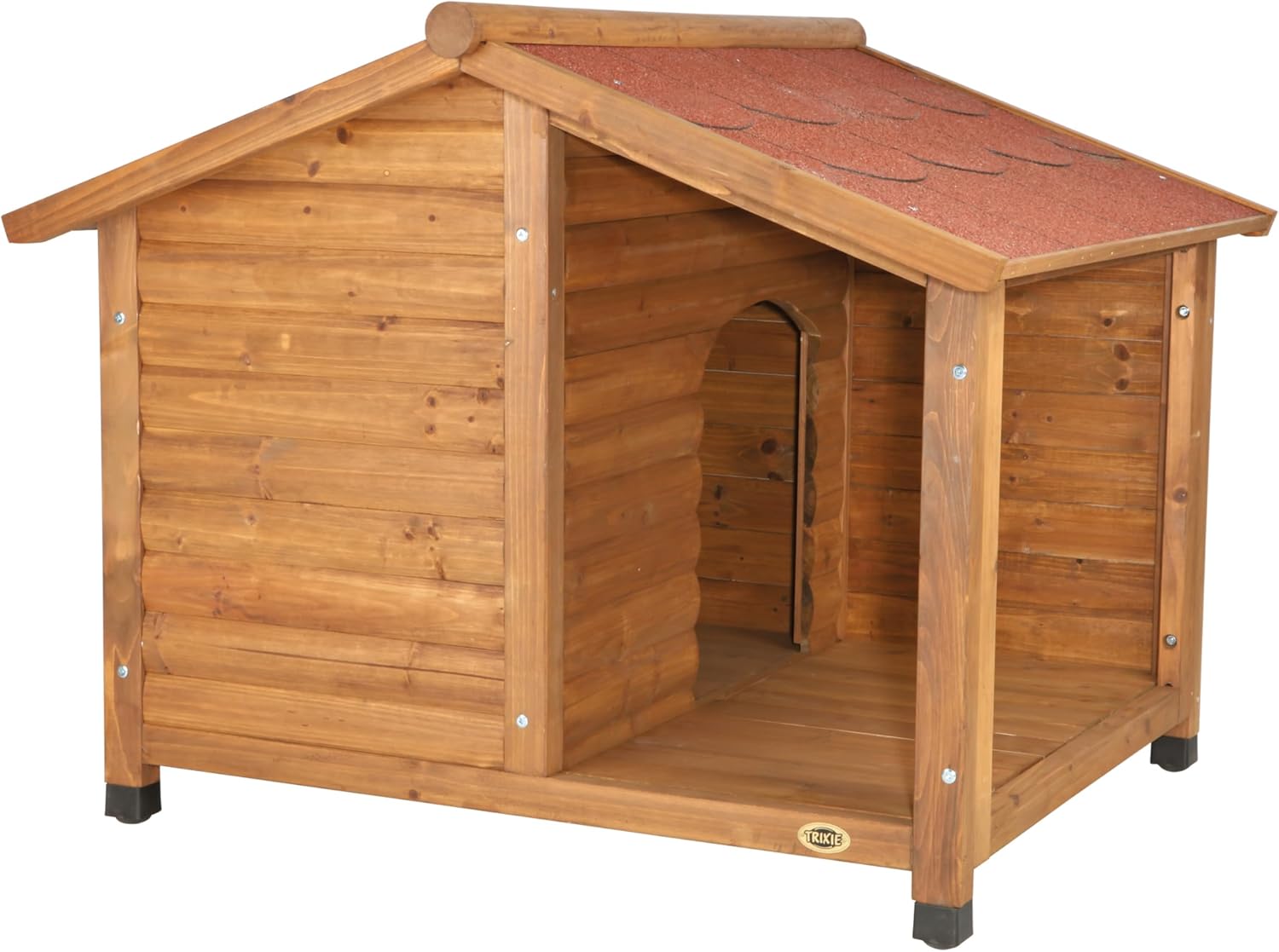 Pebbles Palace Dog Home with Covered Porch – OfficialDogHouse